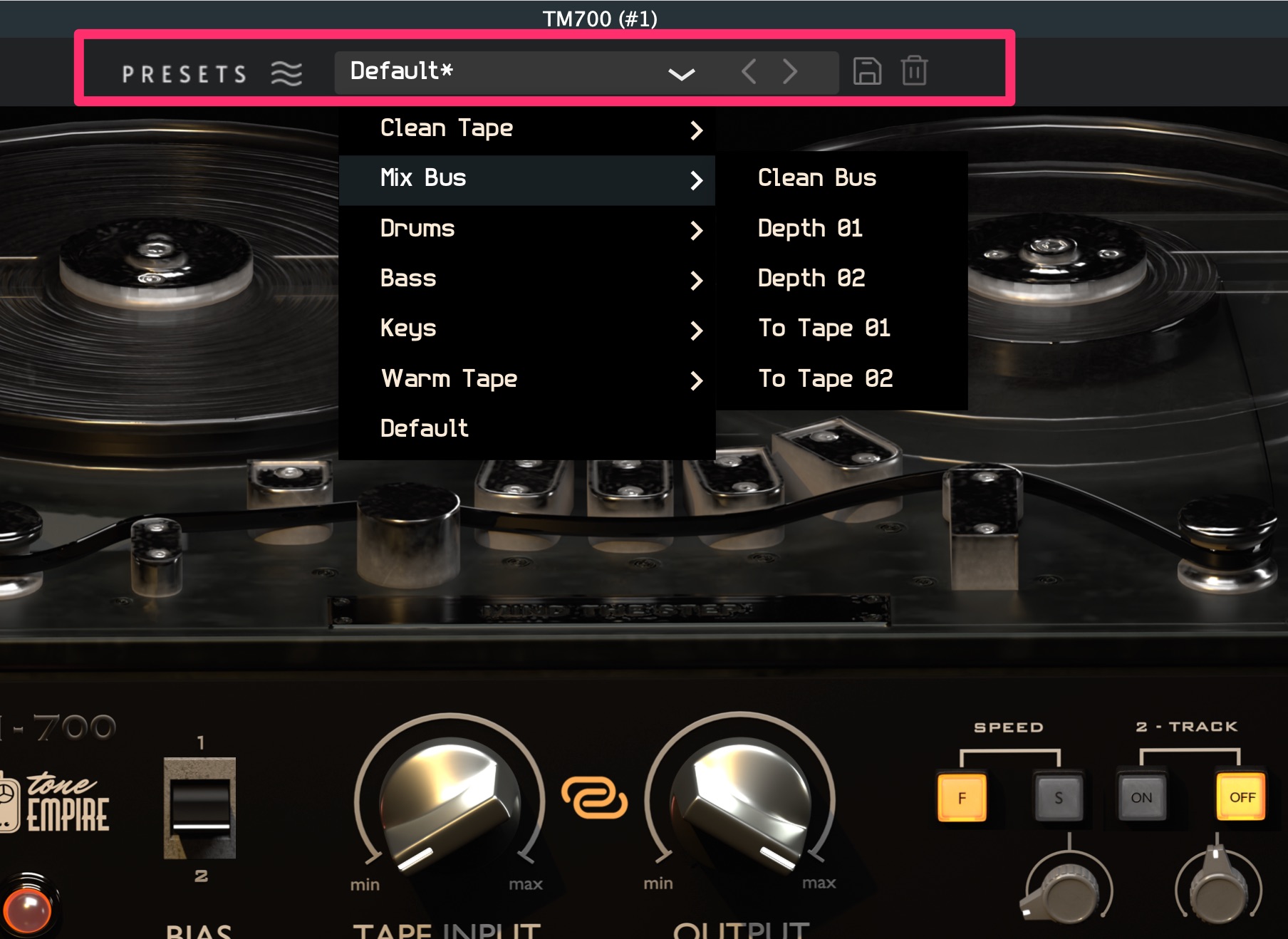 Tone Empire TM 700 v2セール！AIモデルのテープマシン | 誰得ギターDTMプラグイン